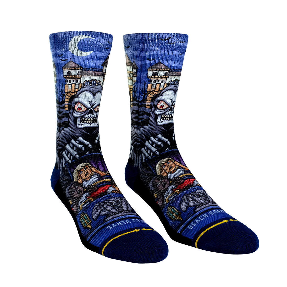Boardwalk Haunted Castle Crew Socks by MERGE4 – Santa Cruz Beach Boardwalk